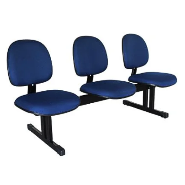 Longarina Executiva Com Lamina 3 Lugares – Britooffice